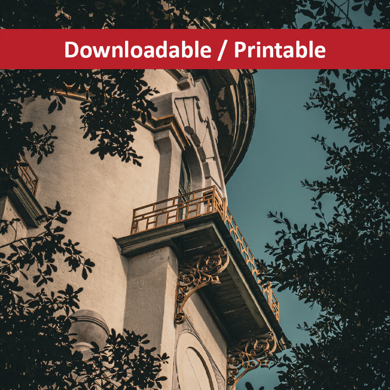 Savannah SCAD Turret Printable Art | DIY Historic Architecture Photo ...